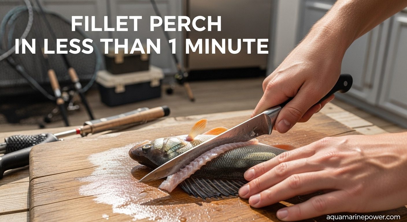 How to Fillet a Perch in Less Than One Minute | Speed Technique Guide ...