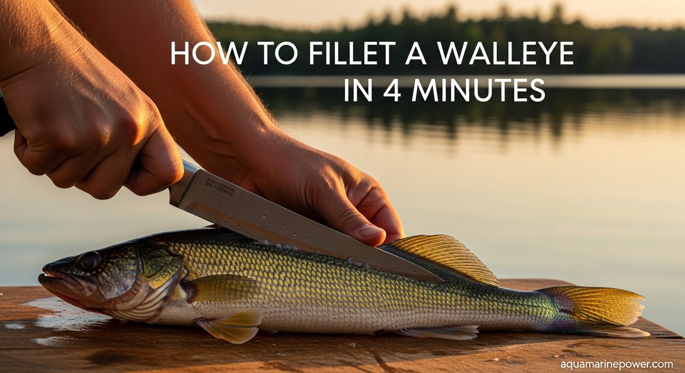 How to Fillet a Walleye in 4 Minutes | Best Cleaning & Cooking Tips | 2026