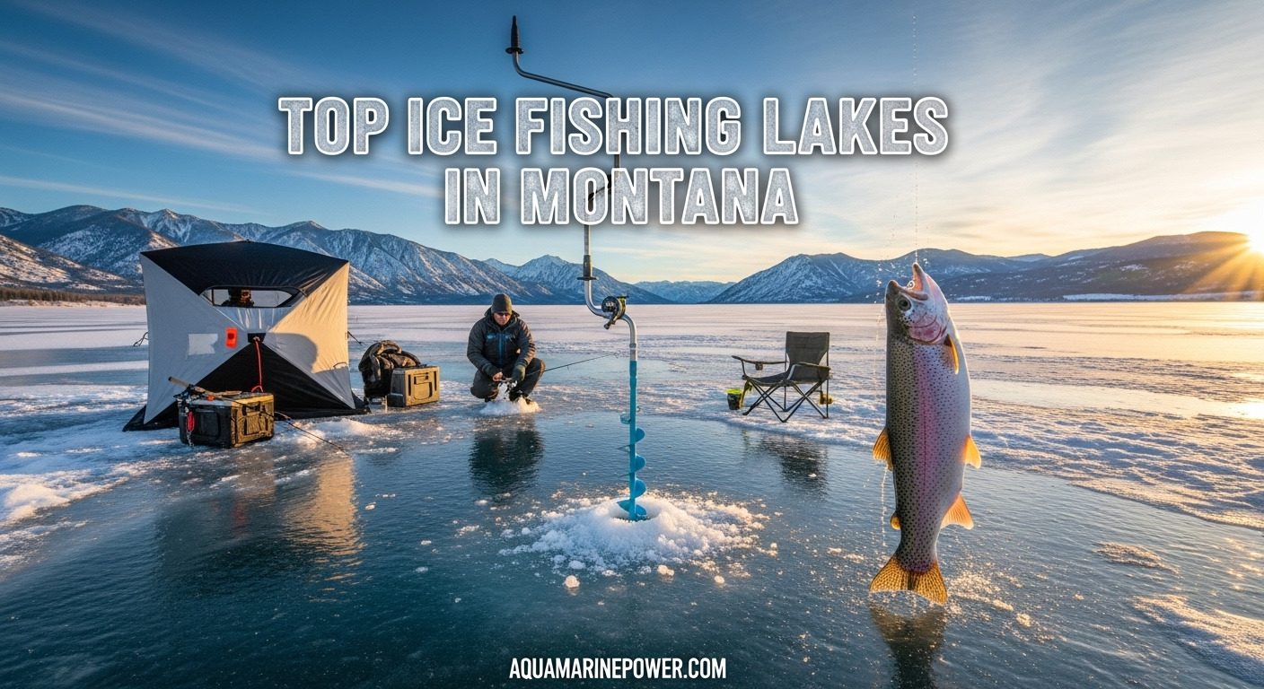 Top 10 Ice Fishing Lakes in Montana | Maps & Season Guide