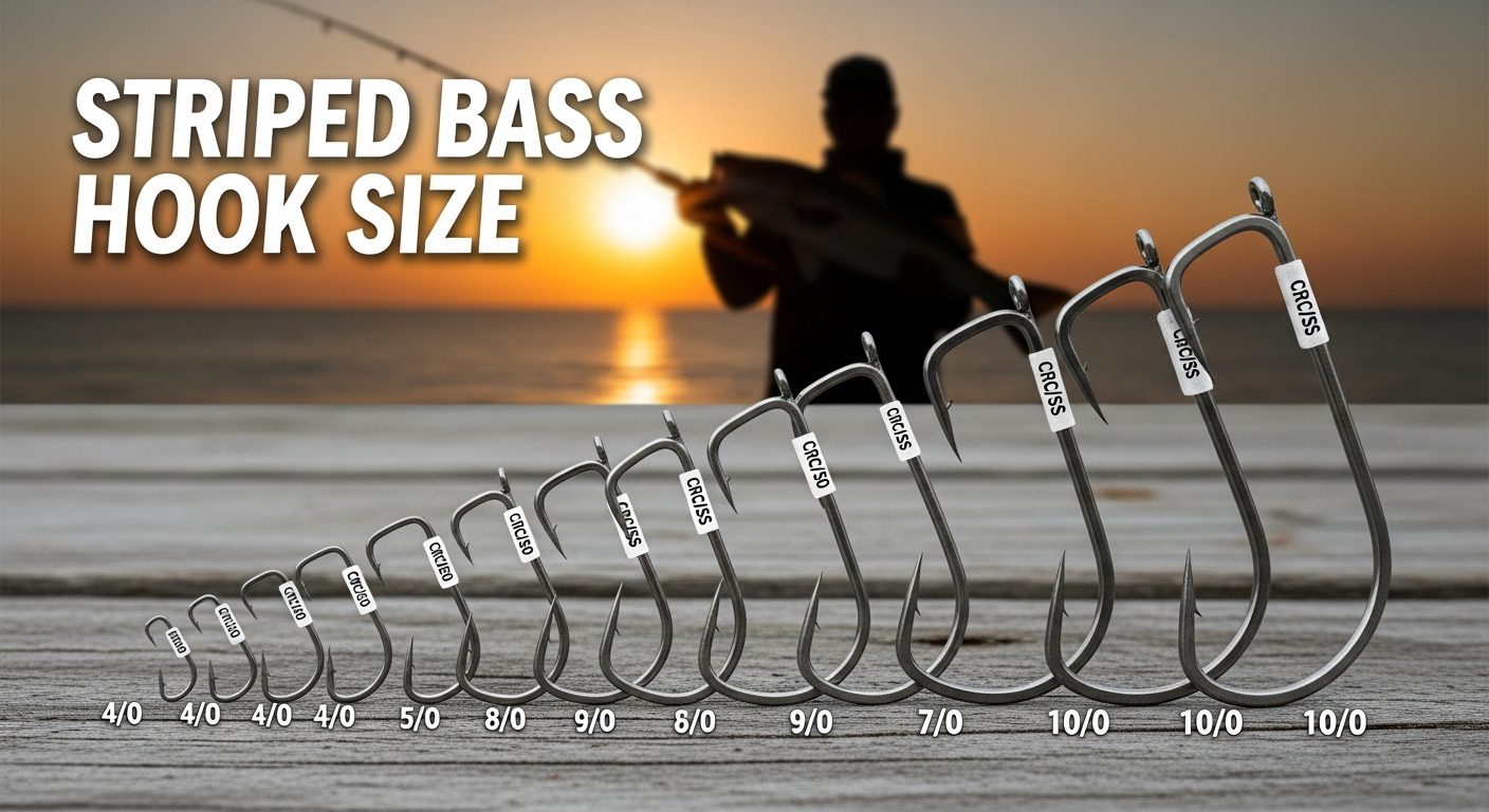 What Size Hook for Striped Bass? Expert Guide & Charts 2026