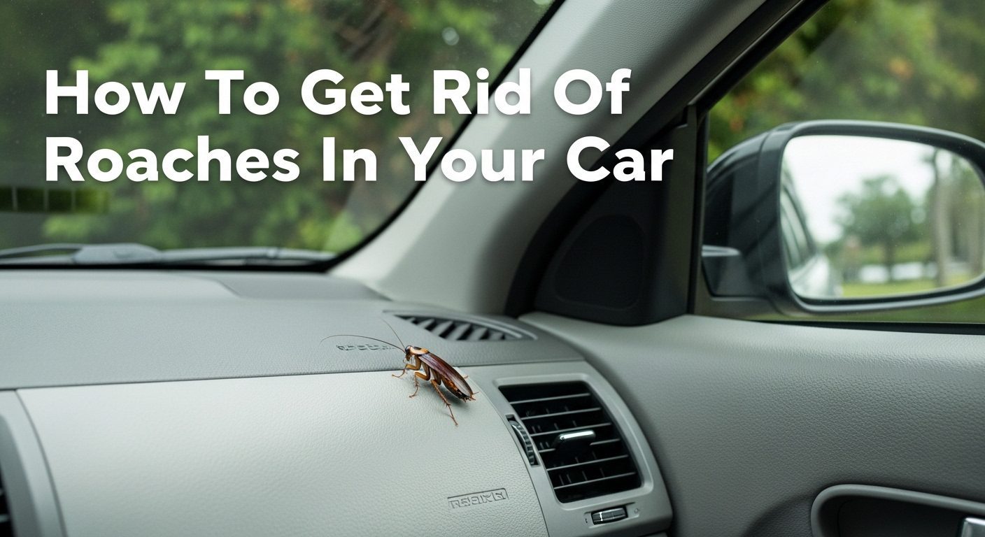 How To Get Rid Of Roaches In Your Car?