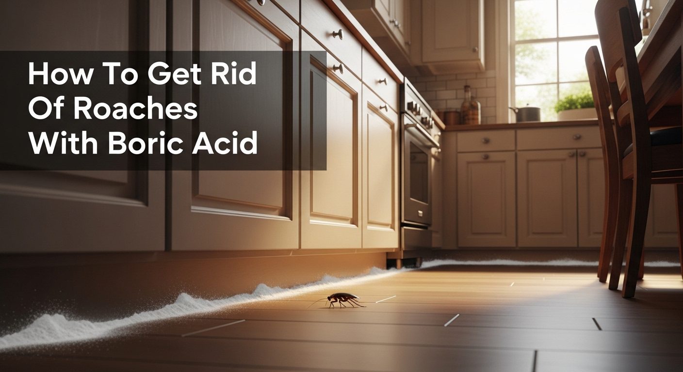 How To Get Rid Of Roaches With Boric Acid: Complete DIY Guide