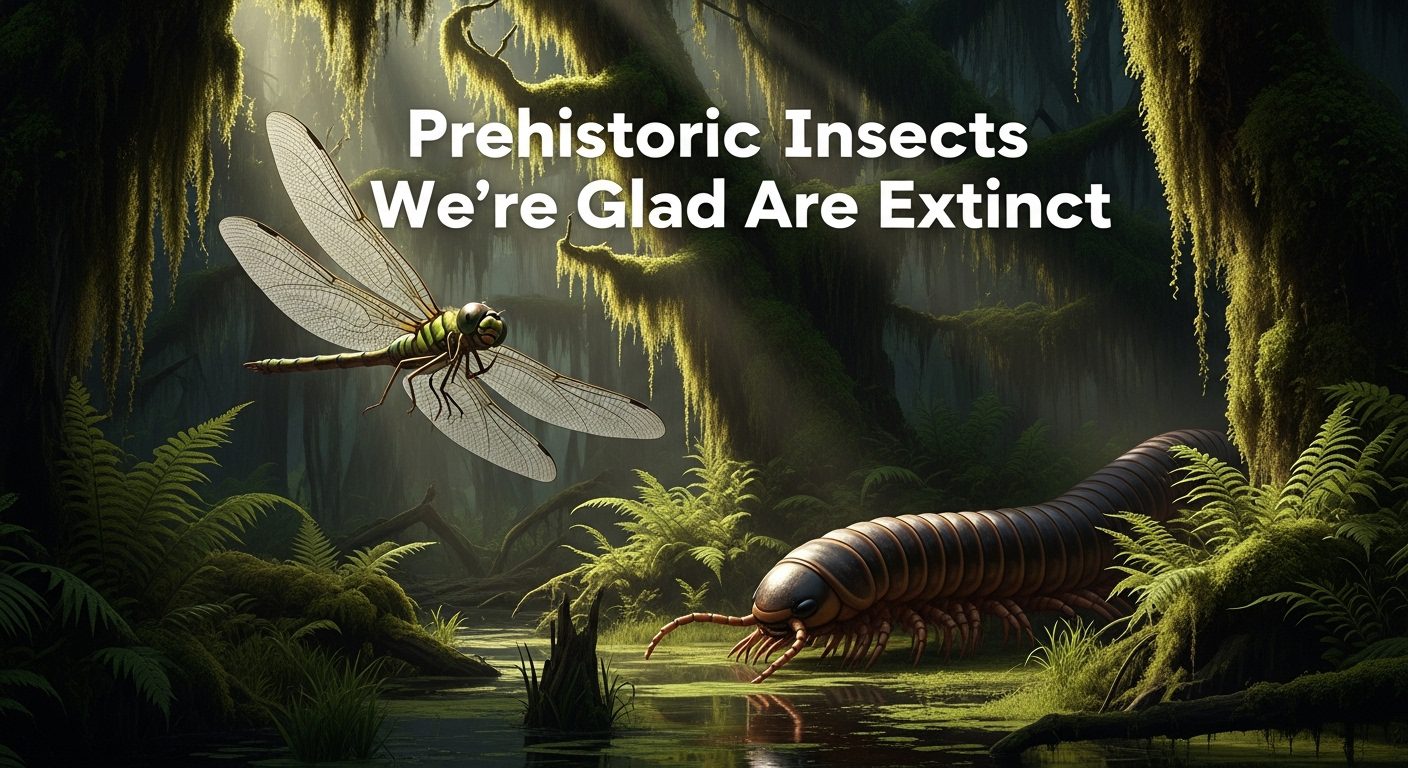 Prehistoric Insects We’re Glad Are Extinct 2026
