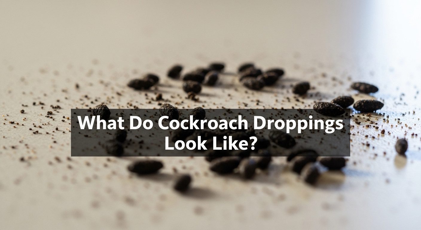 What Do Cockroach Droppings Look Like? Identification Guide