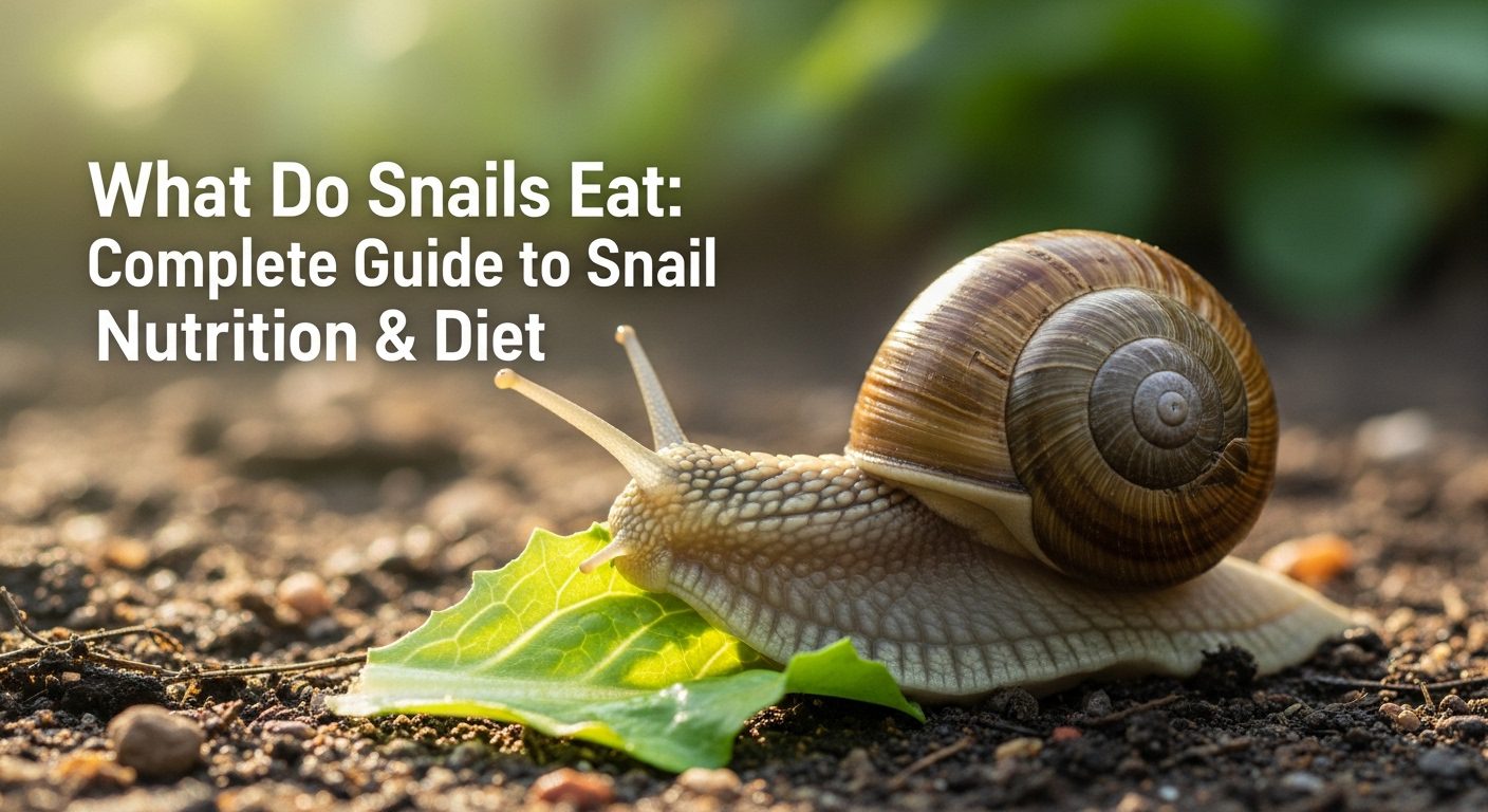 What Do Snails Eat: Complete Guide to Snail Nutrition & Diet