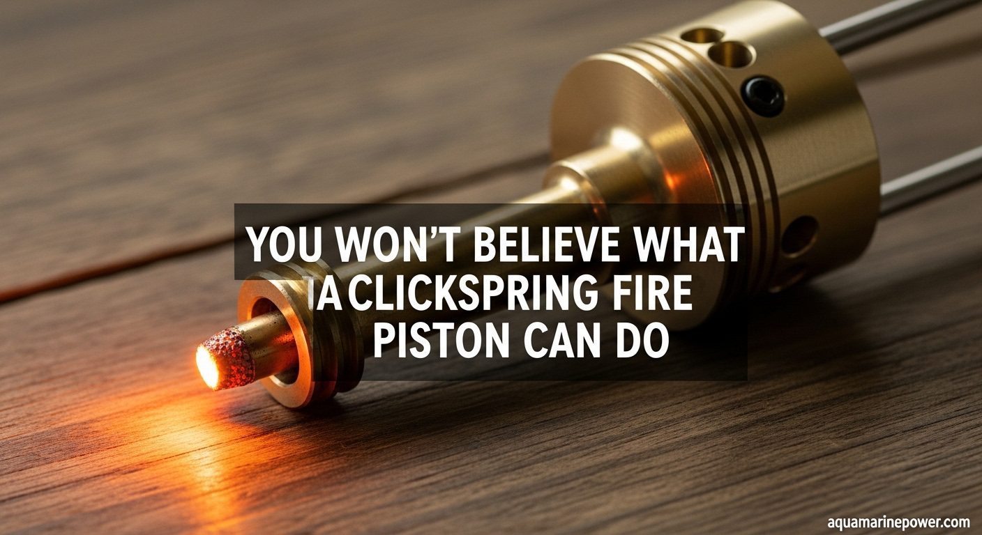 Clickspring Fire Piston Review: Precision Meets Ancient Technology