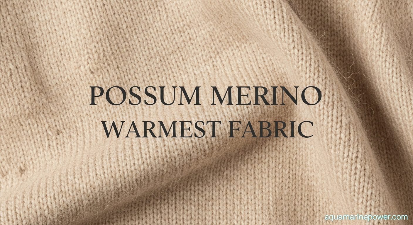 What Is Possum Merino? New Zealand's Warmest Fabric Explained