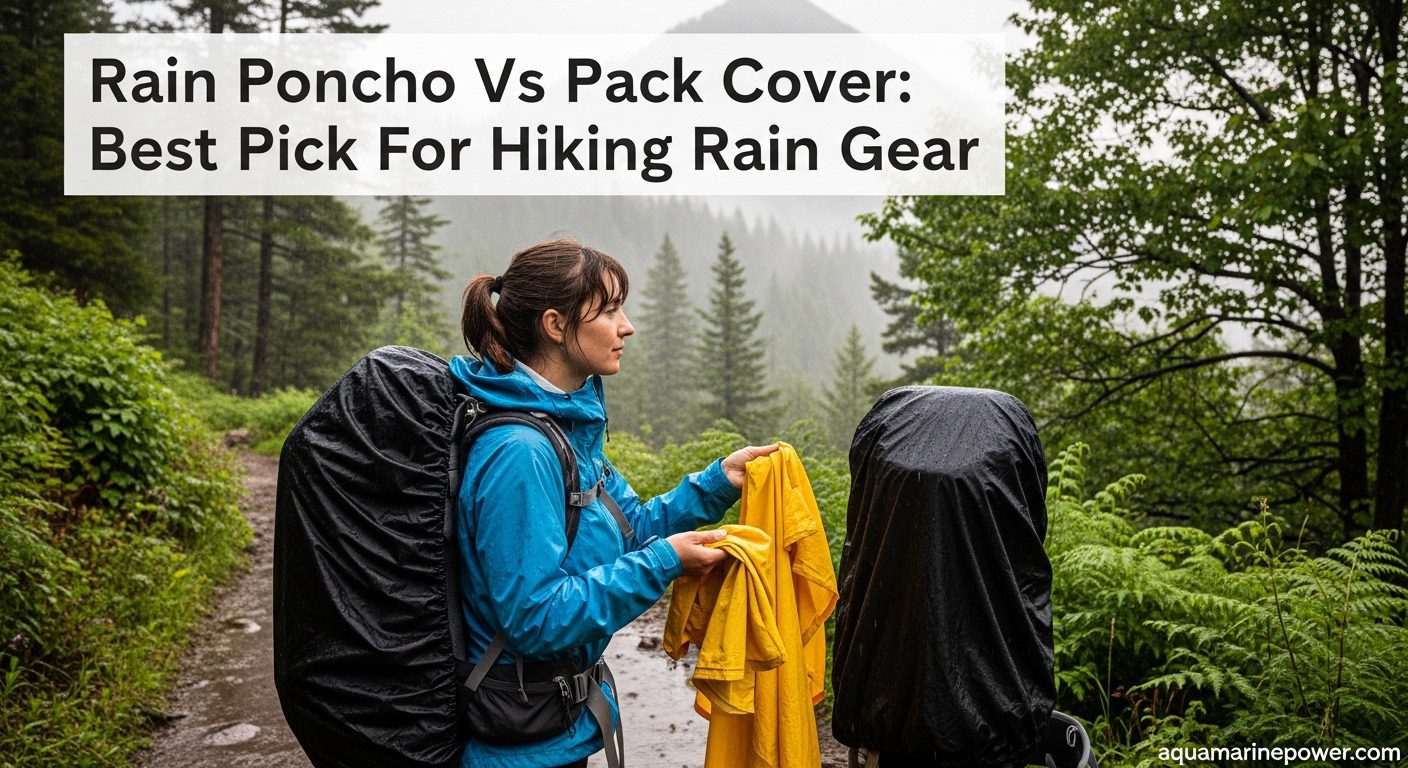 Rain Poncho Vs Pack Cover: Which Rain Gear Is Best for Hiking?