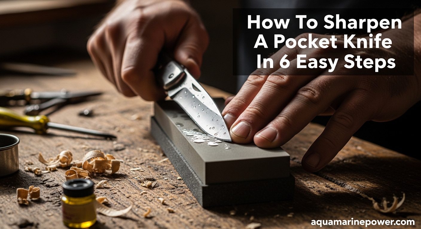 How To Sharpen A Pocket Knife In 6 Easy Steps?