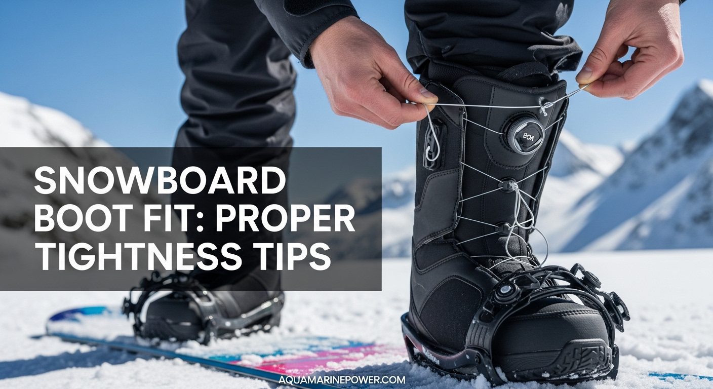 Snowboard Boot Fit: Proper Tightness Tips for 2026